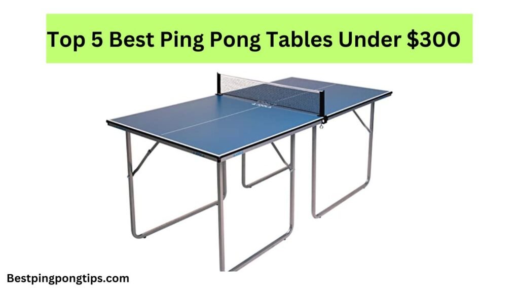 Top 5 best ping pong tables under $300